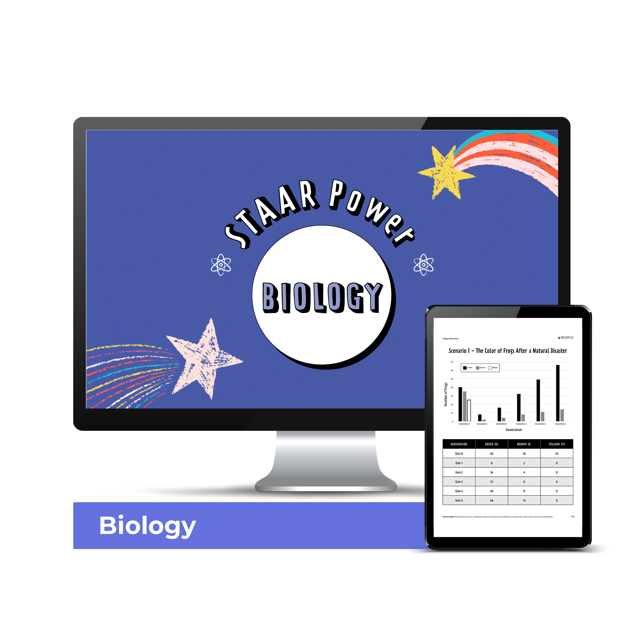 Science STAAR Power: Biology - Individual License (Downloadable PDF ...