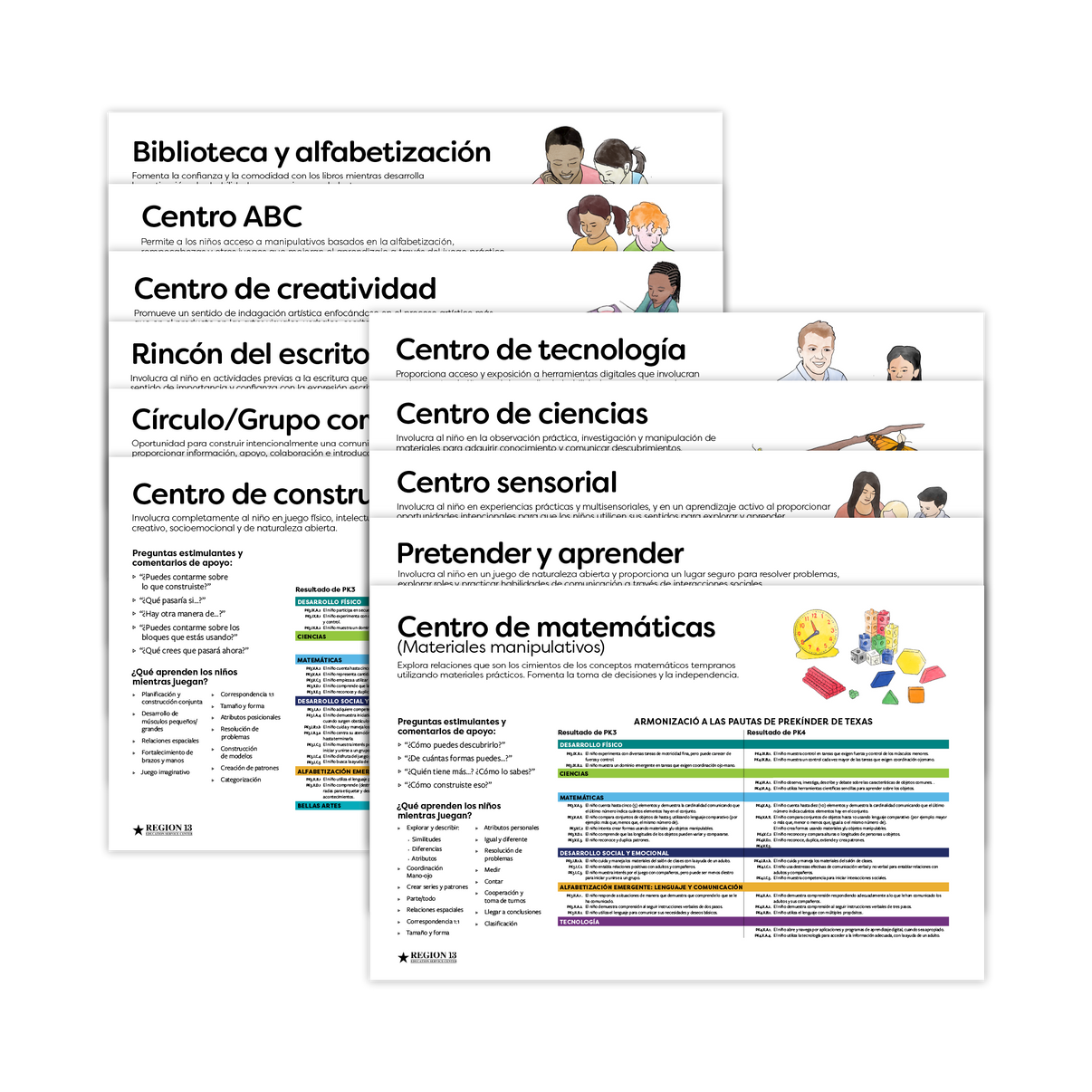 2024 Prekindergarten Alignment Posters - Spanish (Set of 11) – Region ...