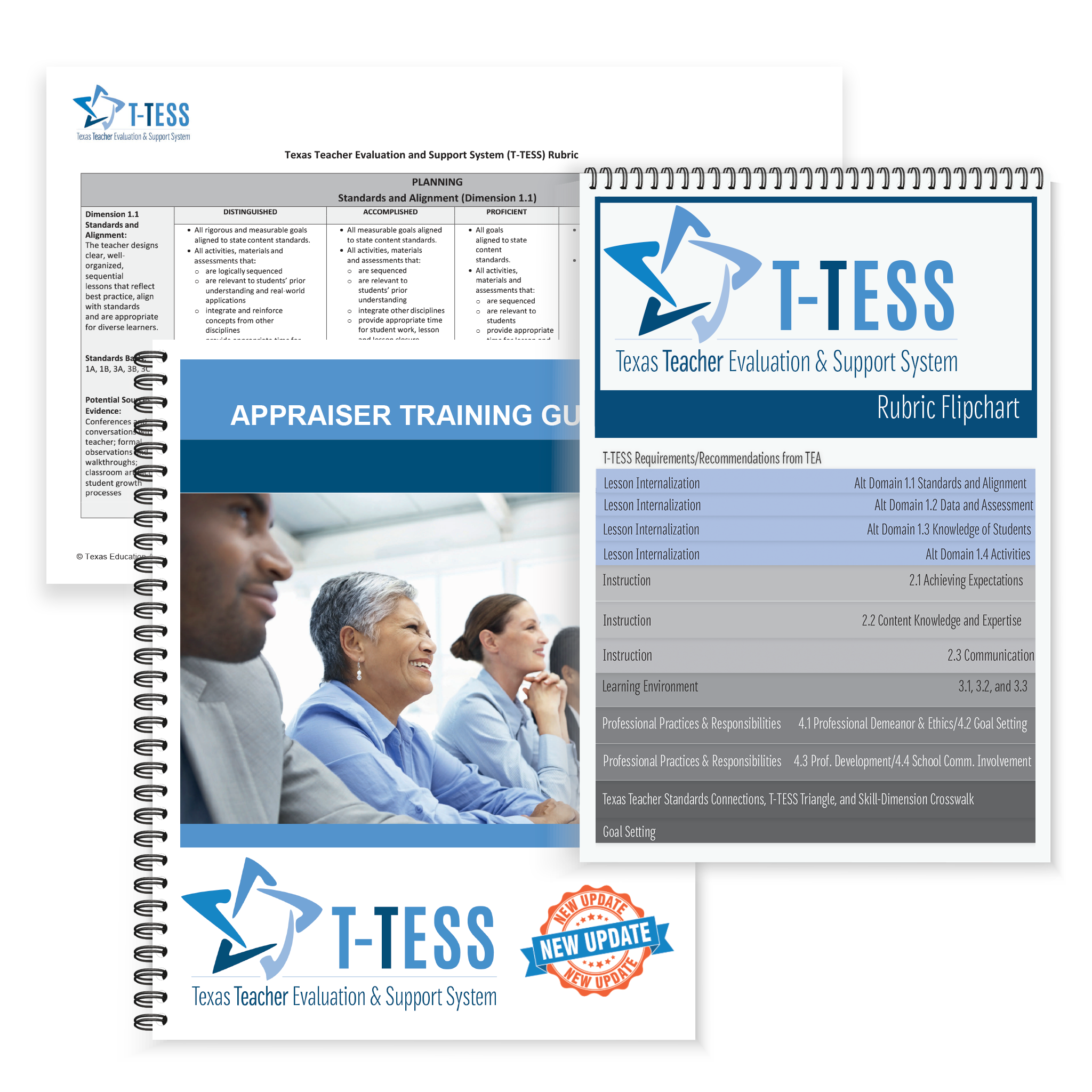 T-TESS Appraiser Training Guide, T-TESS Rubric, and T-TESS Rubric Flip ...