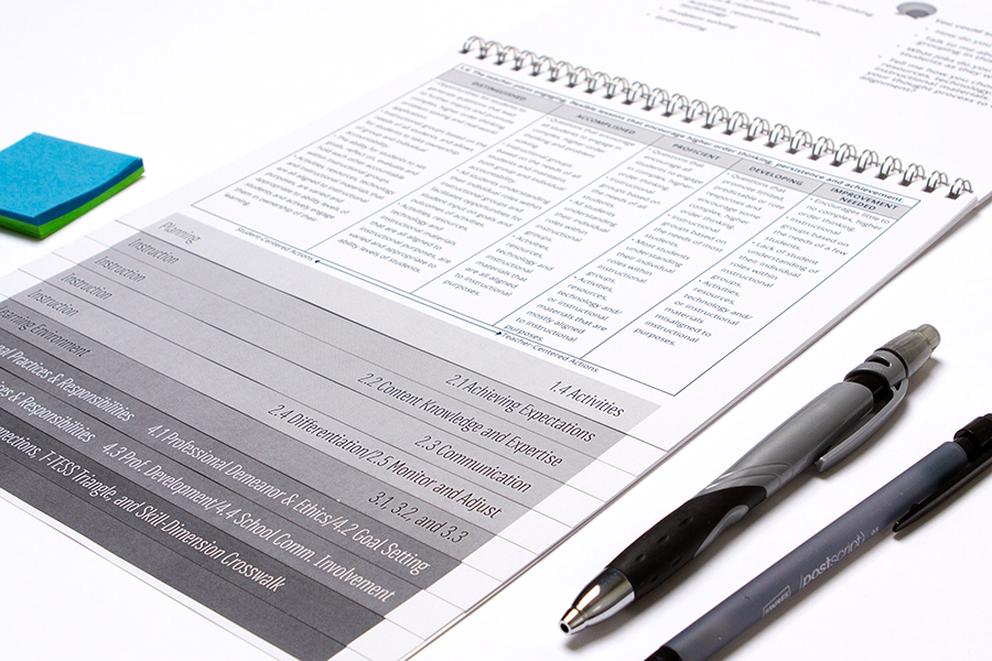 T-TESS Rubric Flipchart (Spiral-Bound) – Region 13 Products