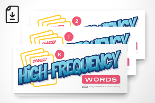 Spanish High-Frequency Words: K-2 Bundle (Downloadable PDFs) – Region ...